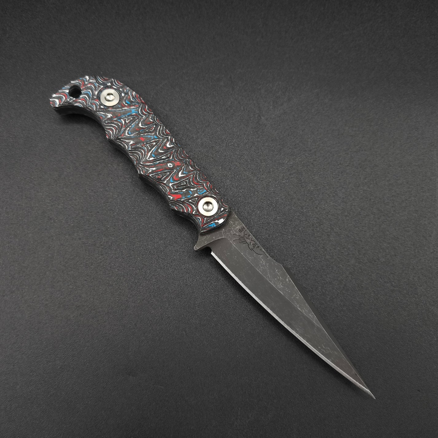 Half Face Blades Senator Nebula Carbon EDC fixed Blade – knifeaddict