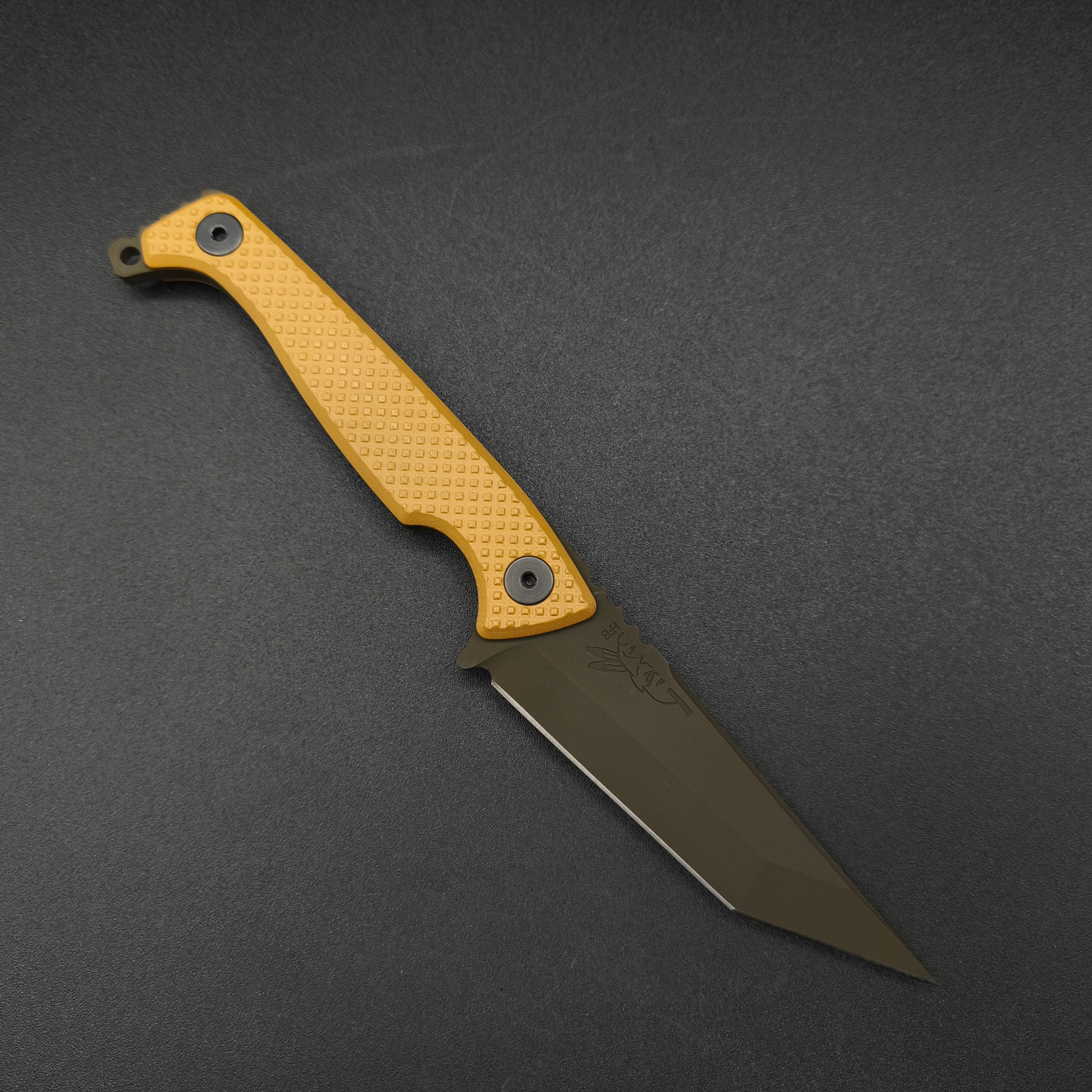 Half Face Blades SHAW SHIV x HFB - Coyote Tan G10 tactical Knife ...