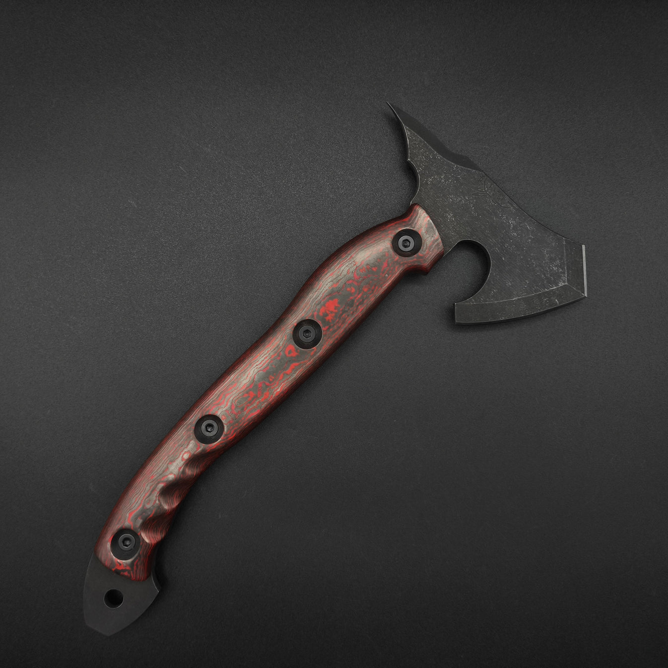 Half Face Blades Warbird Lava Flow Carbon Axe – knifeaddict