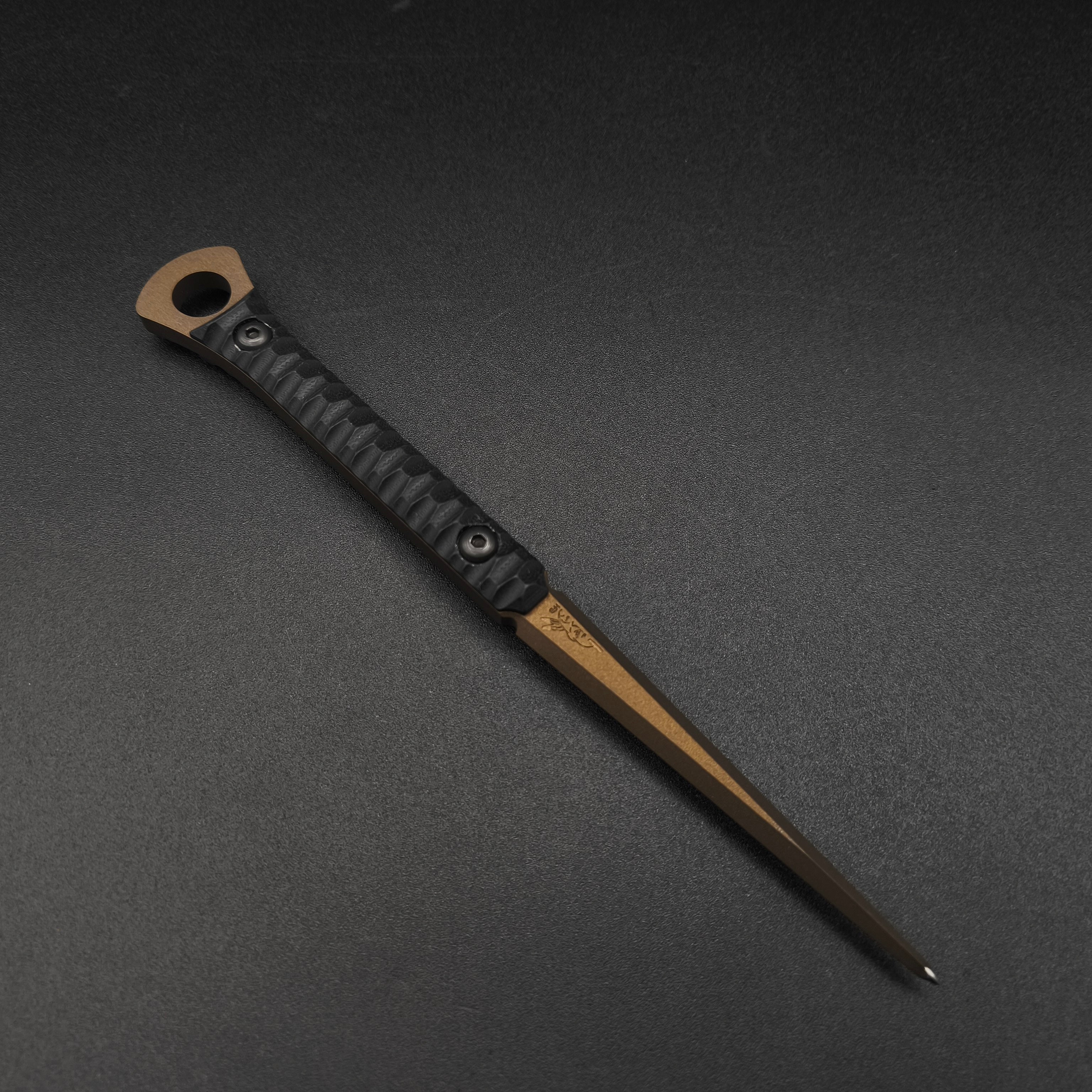 Half Face Blades Cardiac Spike G10, Midnight Bronze taktisches EDC ...